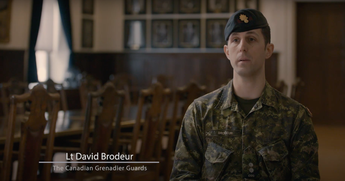 Record of Service: Lieutenant David Brodeur | Historica Canada