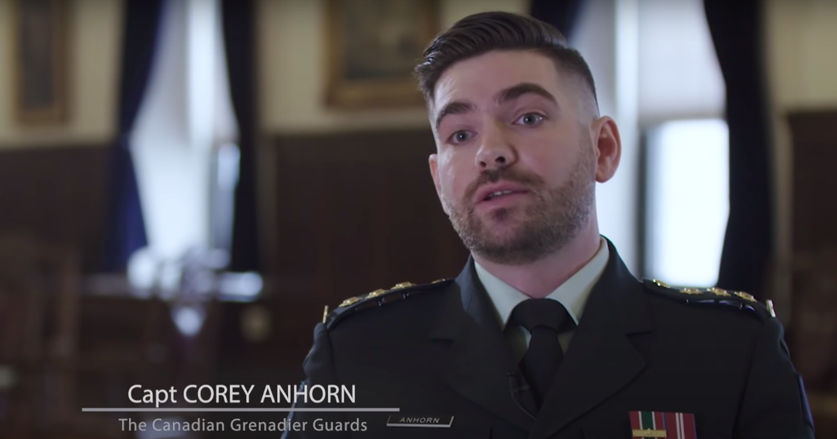 Record of Service: Captain Corey Anhorn | Historica Canada